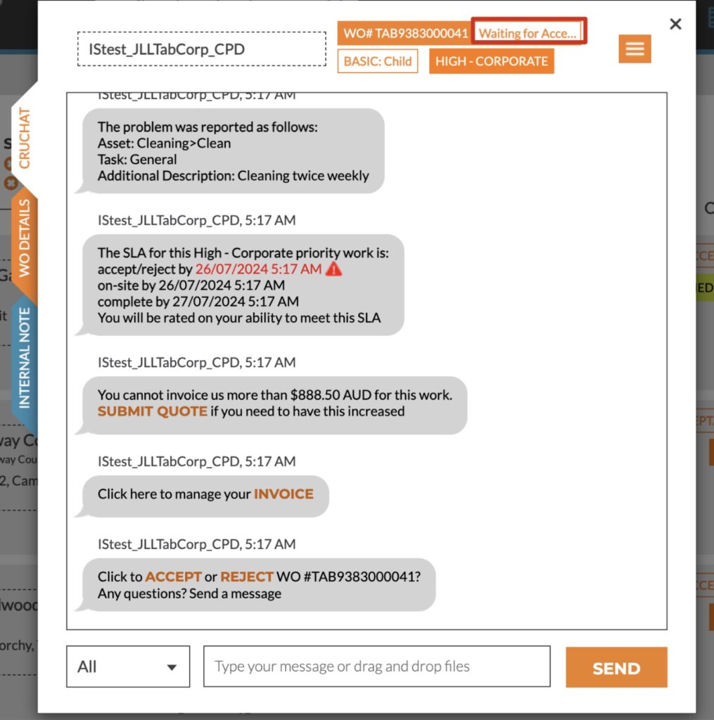 Work Orders – Corrigo Integration | SKG Cleaning Services