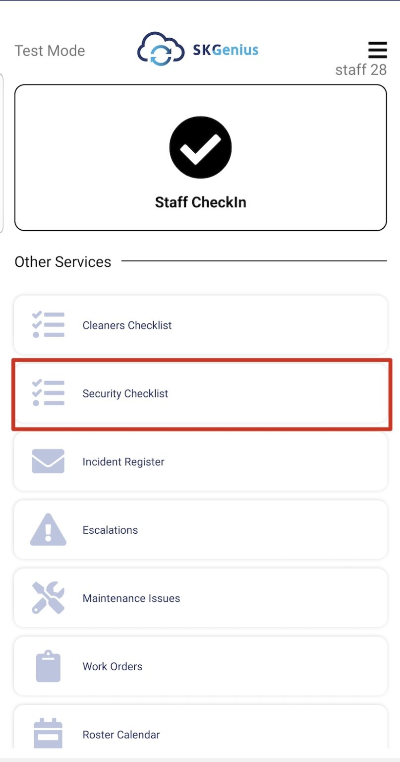 Using the Genius Security Checklist System (Mobile App) | SKG Cleaning ...